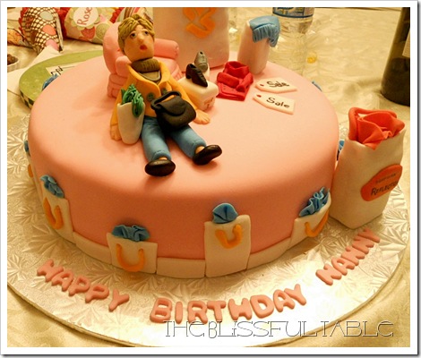 The Blissful Table: Shopaholic Cake